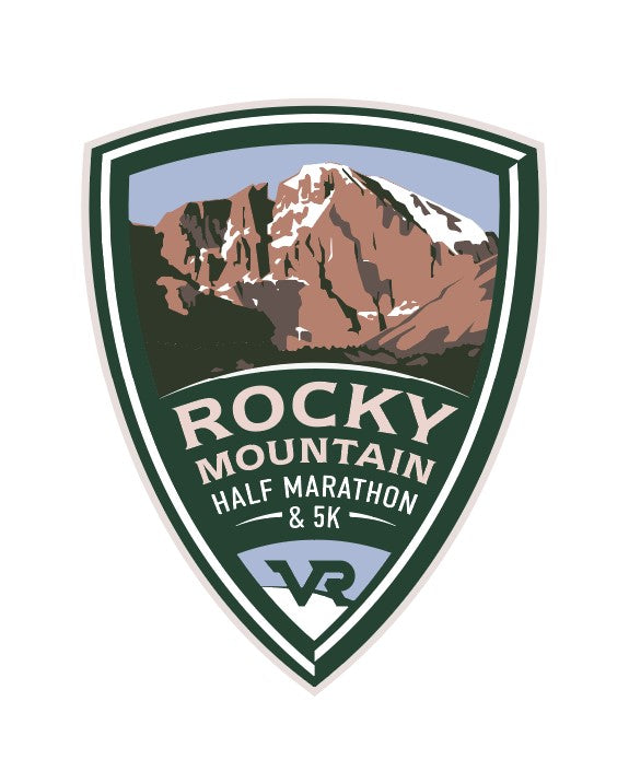 Rocky Mountain Half Marathon & 5K Stickers – Vacation Races Merchandise