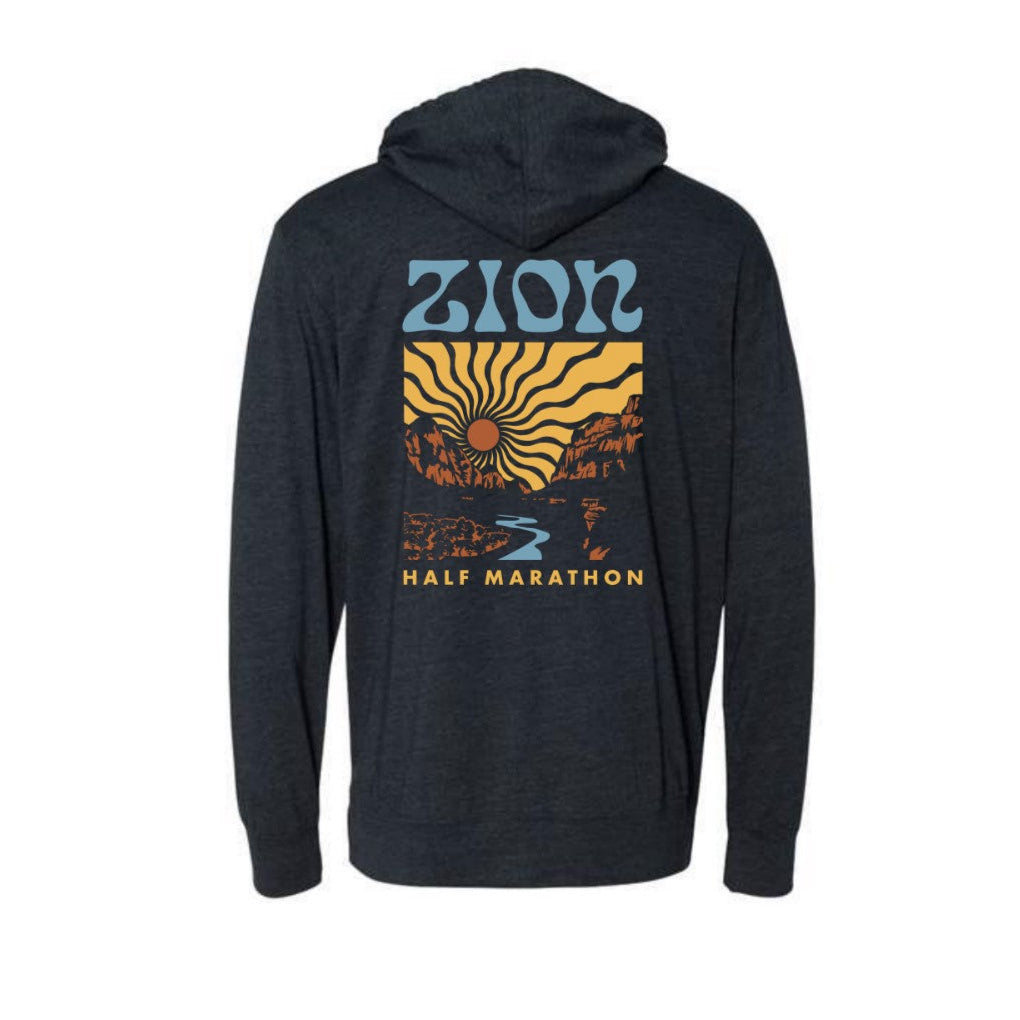 Retro Zion Sunset Beach Hoodie – Vacation Races Merchandise