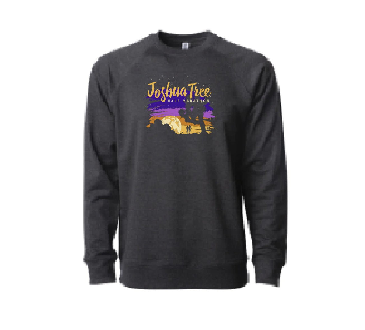 Joshua Tree Half Marathon Full Moon - Crew Neck – Vacation Races ...
