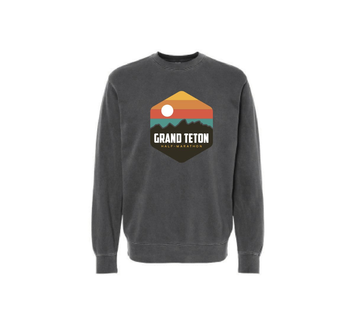 Grand Teton Rainbow Hex Crew Neck – Vacation Races Merchandise