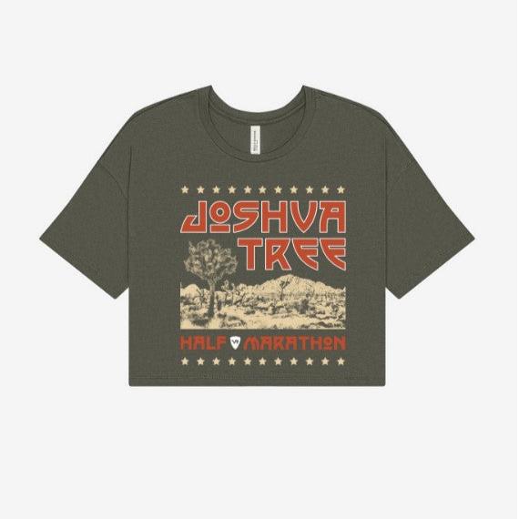 Joshua Tree Graphic Boyfriend Boxy Crop Tee – Vacation Races Merchandise